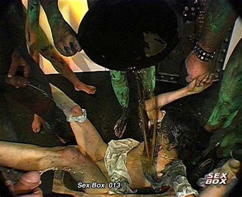 Brunette Girl Moans While Guys Drill Her Pussy 14 Photos