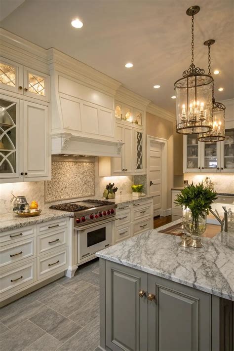 20 Stylish White Kitchen Gray Countertops Ideas