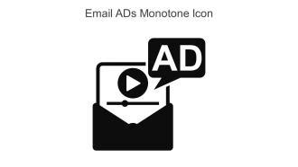Email Ads Monotone Icon In Powerpoint Pptx Png And Editable Eps Format PPT Presentation