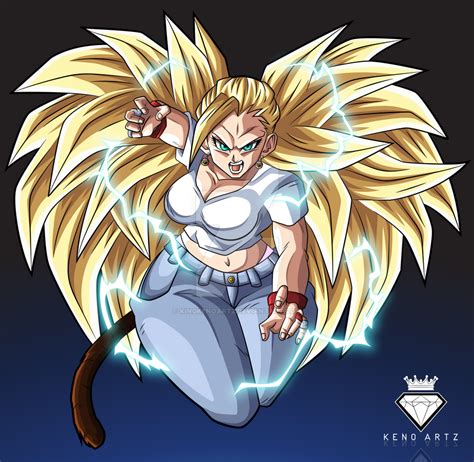 Chaya Super Saiyan 3 By Kingkenoartz On Deviantart