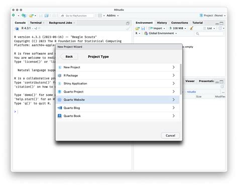 build a quarto website dan yavorsky