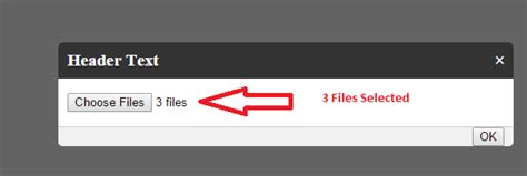 Javascript How To Get Popup Window With Multiple File Uploads In Asp