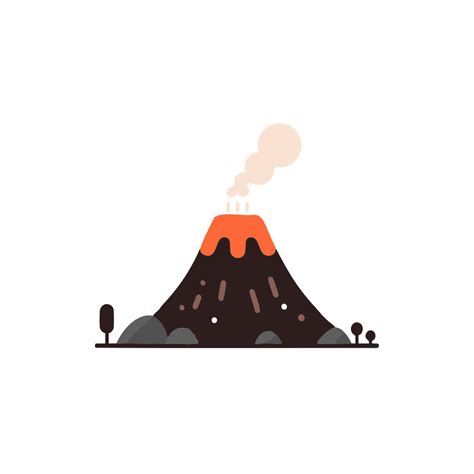 Free Lava Volcano Clipart Template To Edit Online