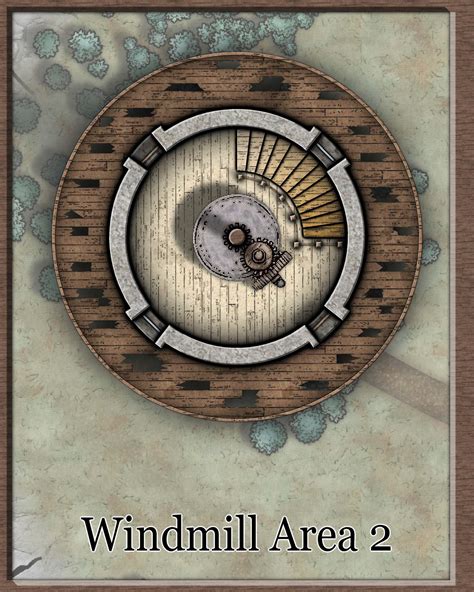 Battlemap Olde Windmill Bonegrinder Area Curseofstrahd