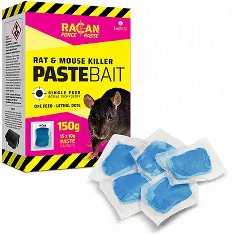 Racan Force Paste Rat And Mouse Killer 15 X 10g Diy365