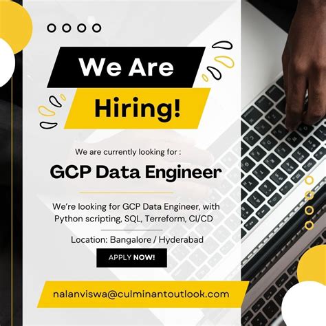 nalan viswa on linkedin hiringalert gcp dataengineer sql scripting python terraform cicd