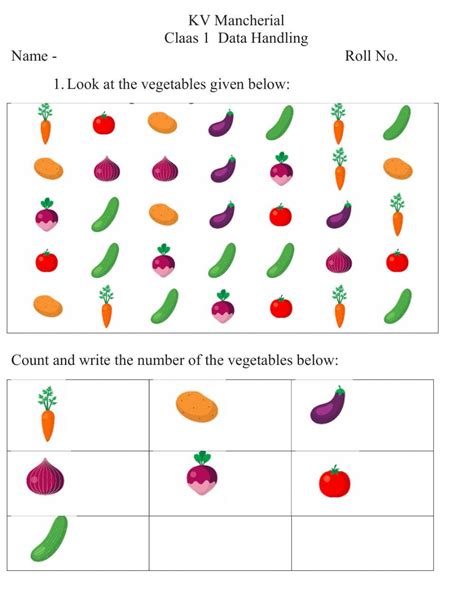 Fun Data Handling Activity For Class 1 Students