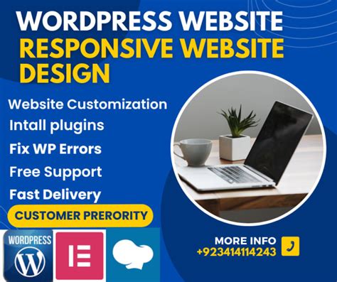 build wordpress website design with wp error fixation by digiofficials