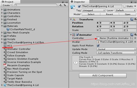 Unity基础（12）—— Mecanim动画系统下animatior 的使用 Csdn博客