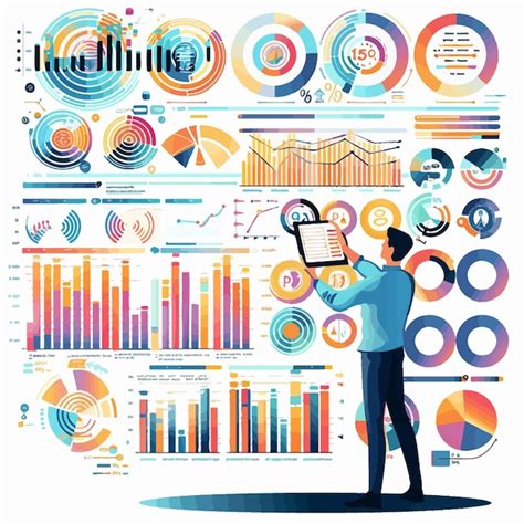 Premium Vector Data Visualization Vector Illustrationcreative