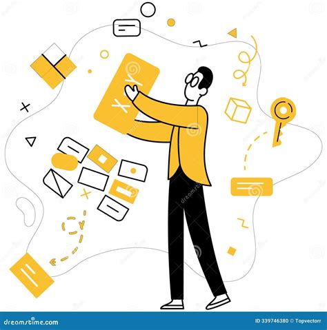 effective project management for streamlined workflow and organization stock illustration