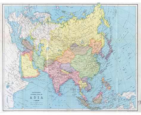 Ancient Map Of Asia