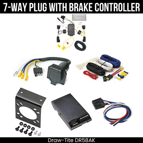 Draw Tite Activator Electric Trailer Brake Control W 7 Way Wiring Kit