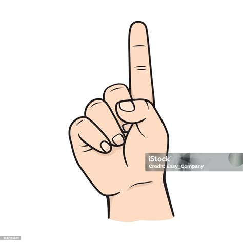 어린이 교육 스톡 일러스트에서 조기 계산을 가르치는 손가락 손 신체 부위 번호 1 개념에 대한 스톡 벡터 아트 및 기타 이미지 개념 교사 교육 관련 직업 교실