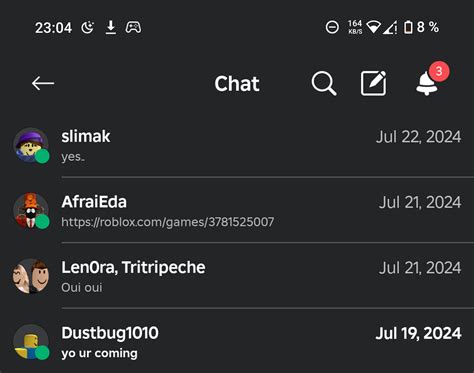 Roblox Passes Off Old Messages As New Messages Roblox Application And