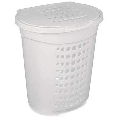 Кошик для білизни овальний 60л колір біла троянда алеана — ціна 4021 грн у каталозі Кошики для