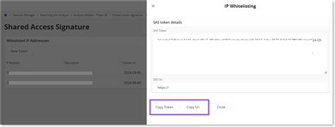 Sas Token Generation And Ip Whitelisting Technical Documentation For