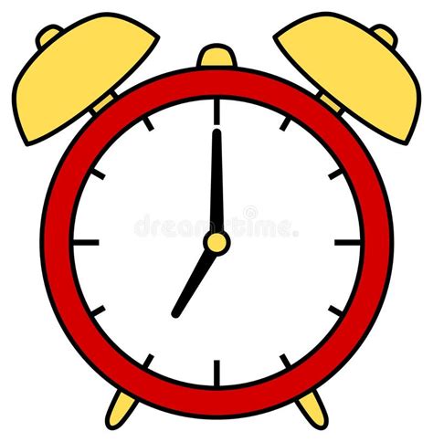 Red Alarm Clock Icon Cartoon Stock Vector Illustration Of Object Design 113324774