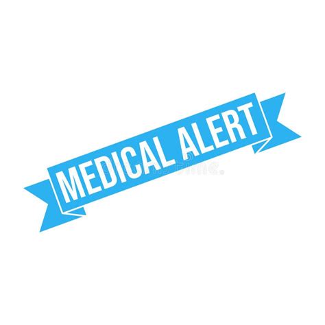Medical Alert Rubber Stamp Vector Template Stock Vector Illustration