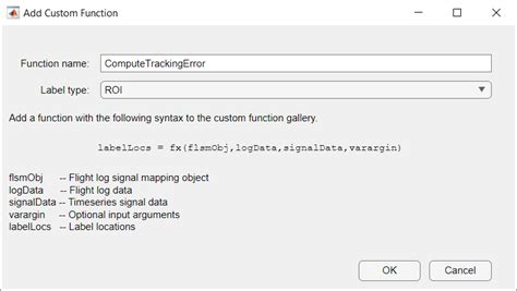 Add Custom Functions In Flight Log Analyzer App To Detect Region Of