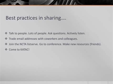 Ppt Sharing Best Practices Powerpoint Presentation Free Download Id 4413365