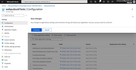 Cloud 使用 Node js 透過 Azure Functions 與 Azure Web PubSub Service 建立即時通訊 Web