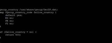 Block Countries With Nginx And Geoip