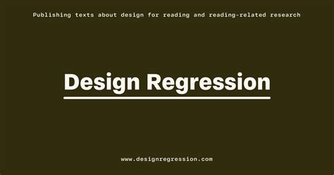Design Regression