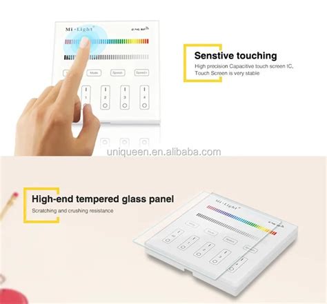 Mi Light High Voltage Led Controller Wall Mounted Zone Led Lights