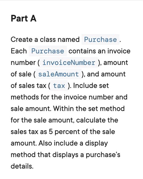 Solved Create A Class Named Each Contains An Invoice Number Chegg