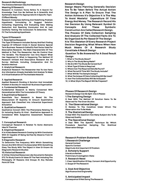 Reserch Methology Final 6 3 Pdf Methodology Statistics