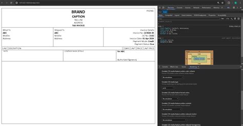 Html Width100 Is Not Considered When Working With Nested Grid In Css In Print Mode Stack