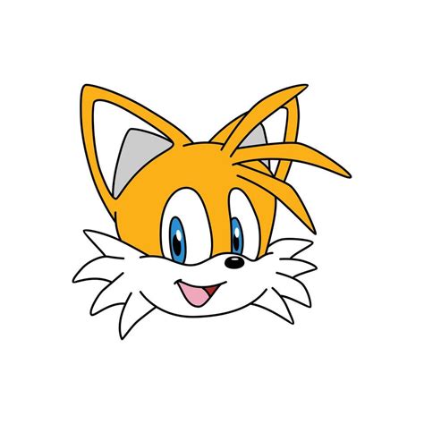 Tails Head Super Sonic 54749927 Vector Art At Vecteezy