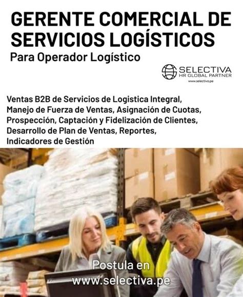 Oportunidadlaboral Selectivahrglobalpartner Operadorlogistico Selectiva Hr Global Partner