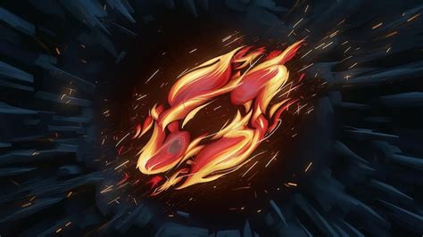 Premium Photo Fire And Spark With Black 3d Illustration