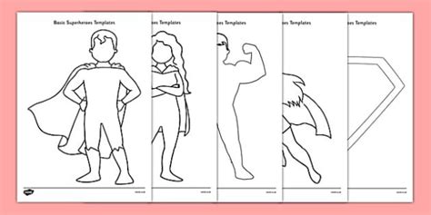 Basic Superheroes Template Resource Pack