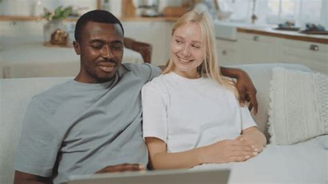 406 Interracial Couple Blonde Woman Stock Video Footage 4k And Hd
