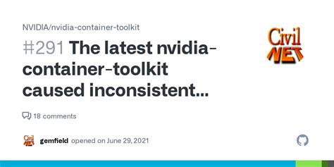 The Latest Nvidia Container Toolkit Caused Inconsistent Cuda Version