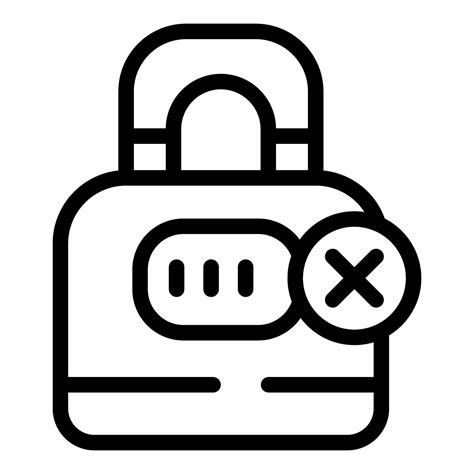 Padlock Showing Wrong Password Error Message 47050876 Vector Art At Vecteezy