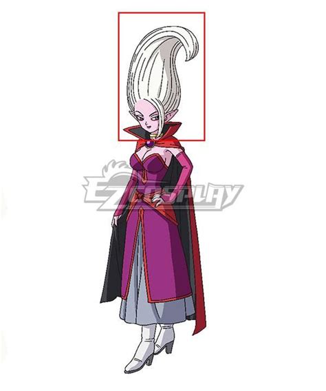 🔥 Dragon Ball Daima Dr Arinsu White Cosplay Wig Professional