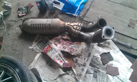 Обмотка выпускного коллектора термолентой — Honda Integra (DC5), 2,4 л ...
