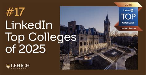 Lehigh University Ranked Among Linkedins Top 20 Us Colleges For Long