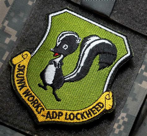 Lockheed Martin Skunk Works Sr 71 Blackbird Velkrö Patch 75 Year