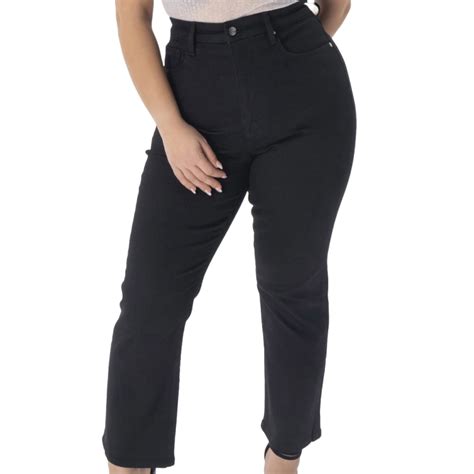 Inan Isik Højtalje Regular Jeans Sort