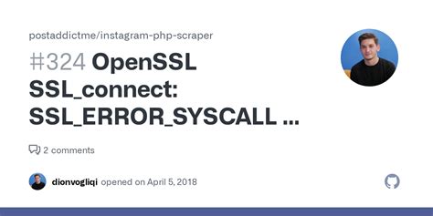 Openssl Sslconnect Sslerrorsyscall In Connection To 443 · Issue 324