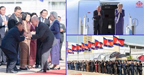 សម្ដេចអគ្គមហាពញាចក្រី ហេង សំរិន អញ្ជើញថ្វាយព្រះរាជដំណើរ ព្រះមហាក្សត្រ និងសម្ដេចម៉ែ