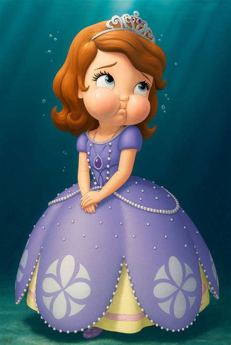 Sofia The First Underwater With Puffy Cheeks By Mm096 On Deviantart