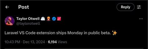 Mitesh Rathod On Linkedin Laravel Vscode Extension