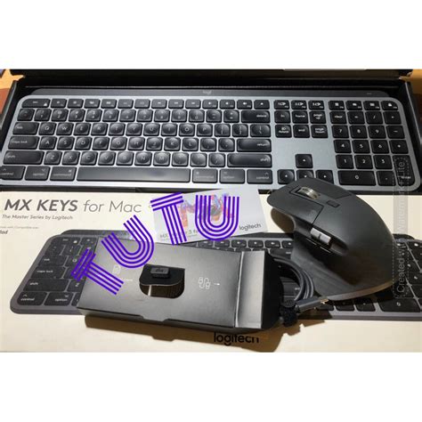 Logitech MX Keys En MX Master Mouse สสเปซเกรย มอสอง ของแทสภาพด ใชงานปกต แบตด ปม