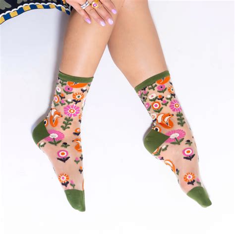 Foxy Sheer Socks Sock Candy Loes Van Oosten